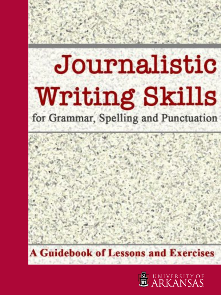 Journalistic Skills for Grammar, Spelling and Punctuation – Simple Book ...